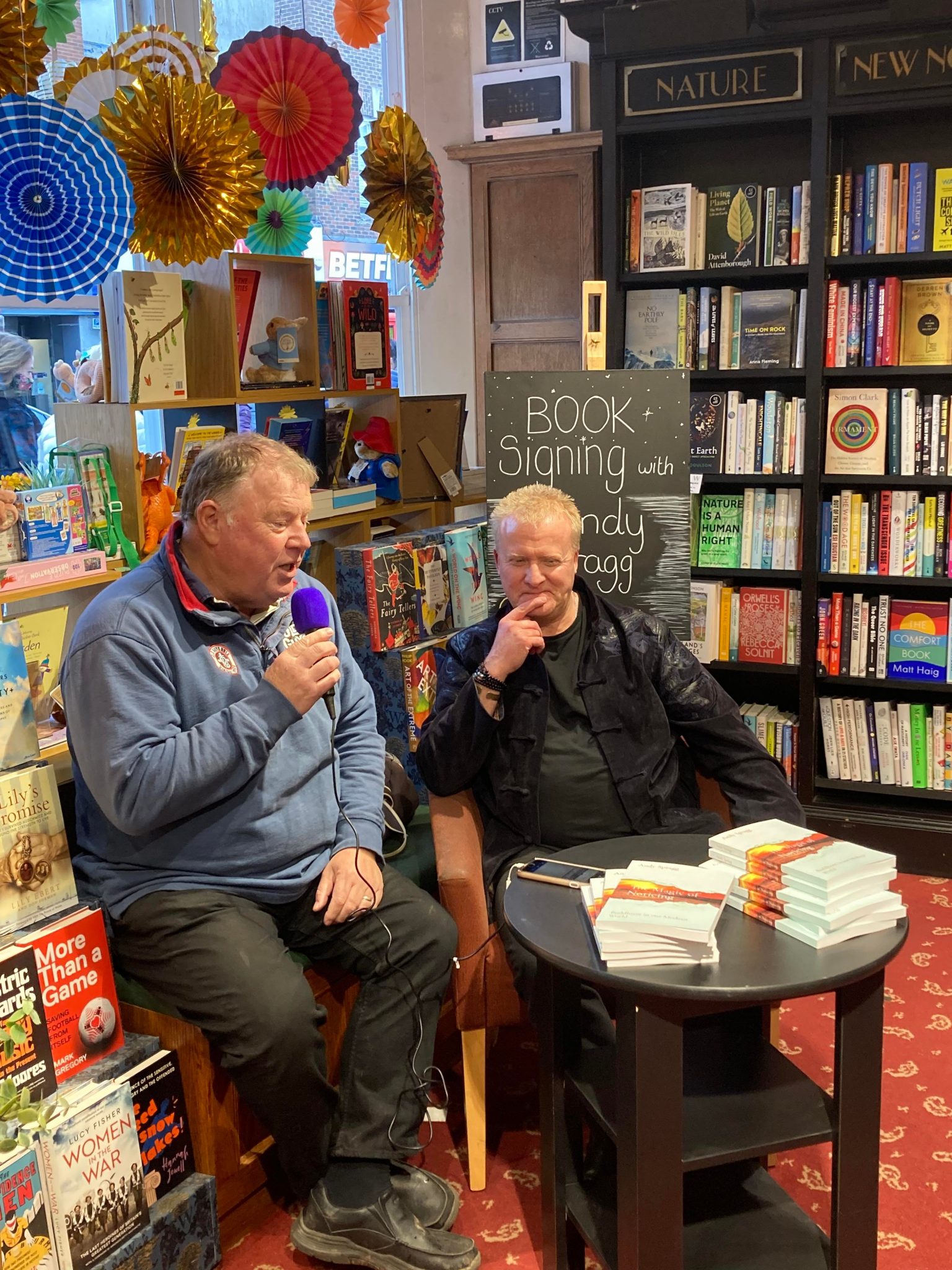 Andy Spragg - Book Signing. - The Sangha House